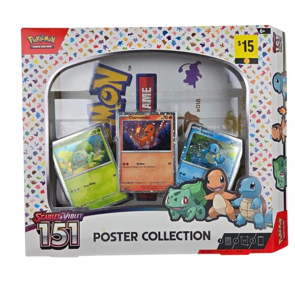 Toys | Pokemon Scarlet Violet 151 Poster Collection Box Foil Tcg Cards ...